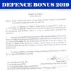 Defence Bonus 2019 - PBORs of the Army, Navy and Air Force eligible for ...