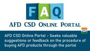 CSD AFD Online Portal Registration Login Shopping of Car, Bike, Scooter