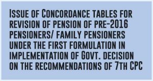 7th CPC Revision of pension | 7th CPC Concordance Tables for Defence ...