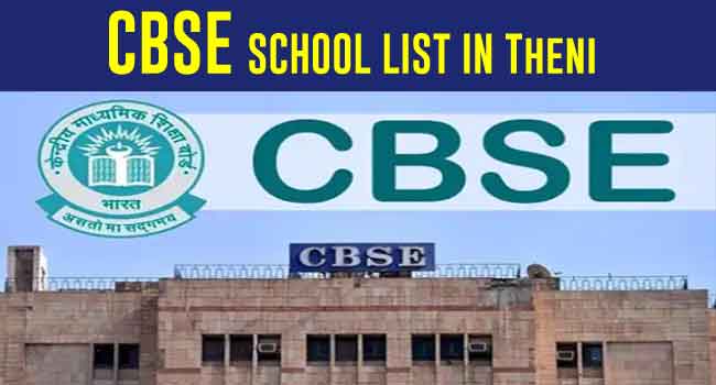 CBSE Schools in Theni District in Tamilnadu