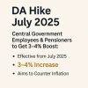 Expected DA July 2025: Central Government Employees to Get 3-4% Salary ...